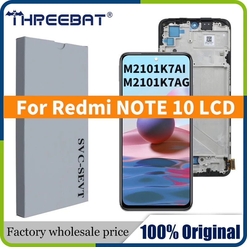 Pantalla-Super-AMOLED-de-6-43-pulgadas-para-Xiaomi-Redmi-Note-10-4G-LCD ...