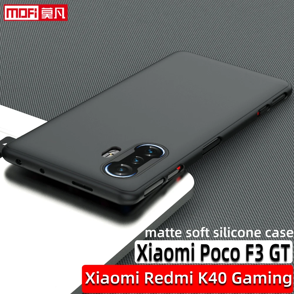 matte case for redmi k40 gaming case xiaomi poco f3 gt cover non-slip ...