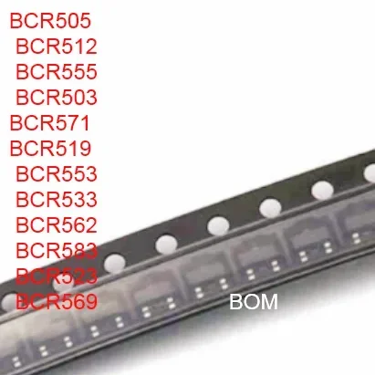 30pcs-BCR505-BCR512-BCR555-BCR503-BCR571-BCR519-BCR553-BCR533-BCR562 ...