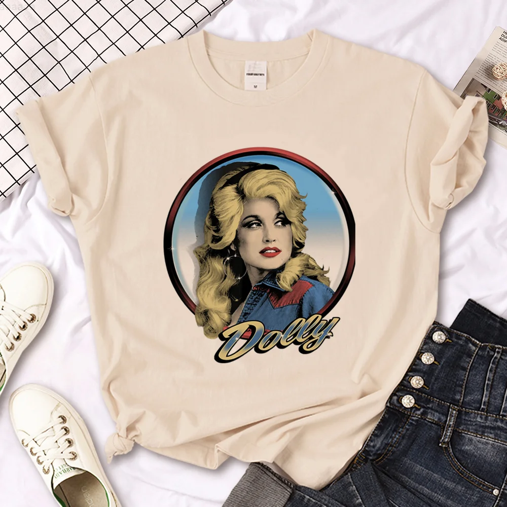 Dolly Parton t shirt women manga summer tshirt female designer clothing ...
