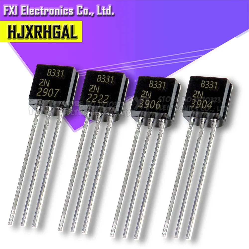 100PCS 2N2222 2N2222A TO-92 TO 92 Transistor 2N2907 2N3904 2N3906 ...