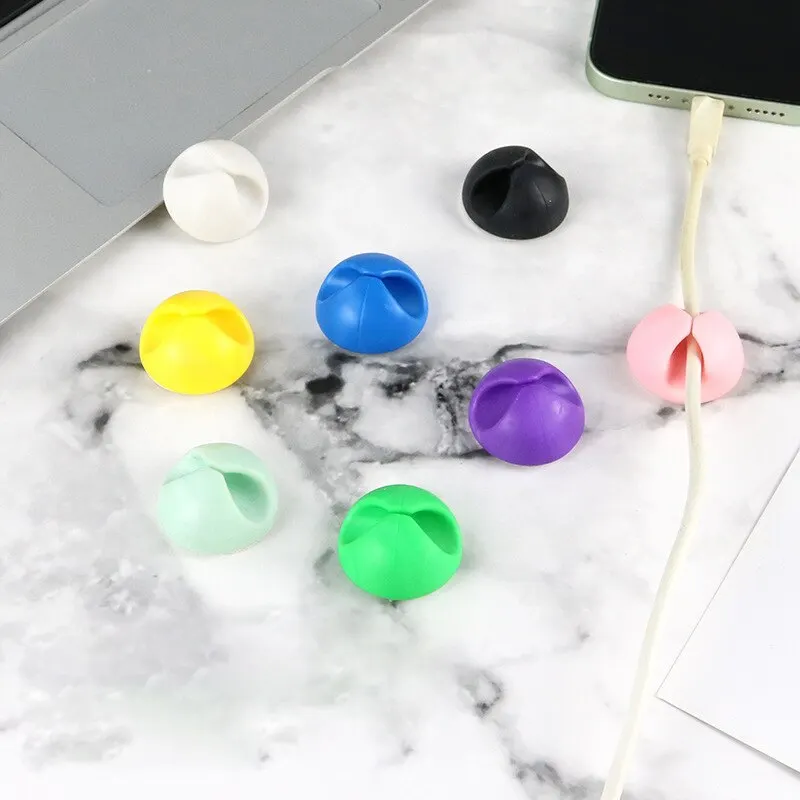 10pcs-In-Car-Data-Cable-Storage-And-Sorting-Buckle-Desktop-Sorting-Wire ...