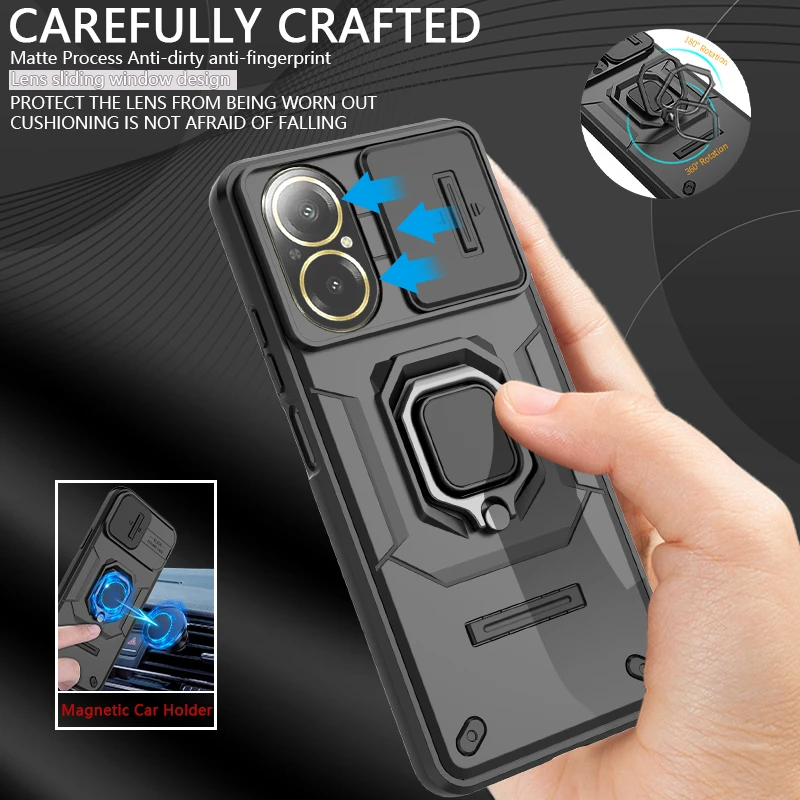 for-Realme-C67-4G-Case-Slide-Camera-Lens-Protect-Phone-Case-for ...