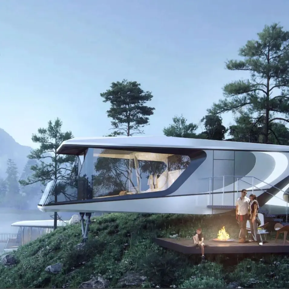 All-in-one-Whole-House-Intelligent-Science-Fiction-House-Modular-Home ...