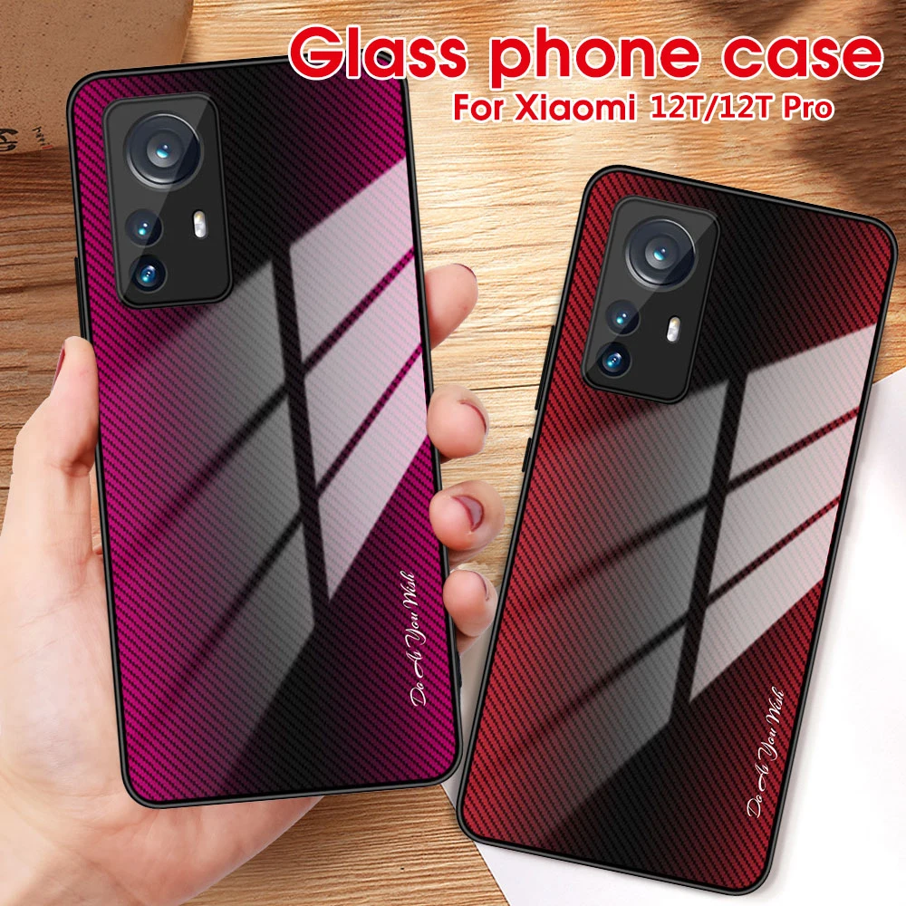 For-Xiaomi-12T-Pro-Case-Tempered-Glass-Phone-Case-for-Xiaomi-mi-12-12x ...