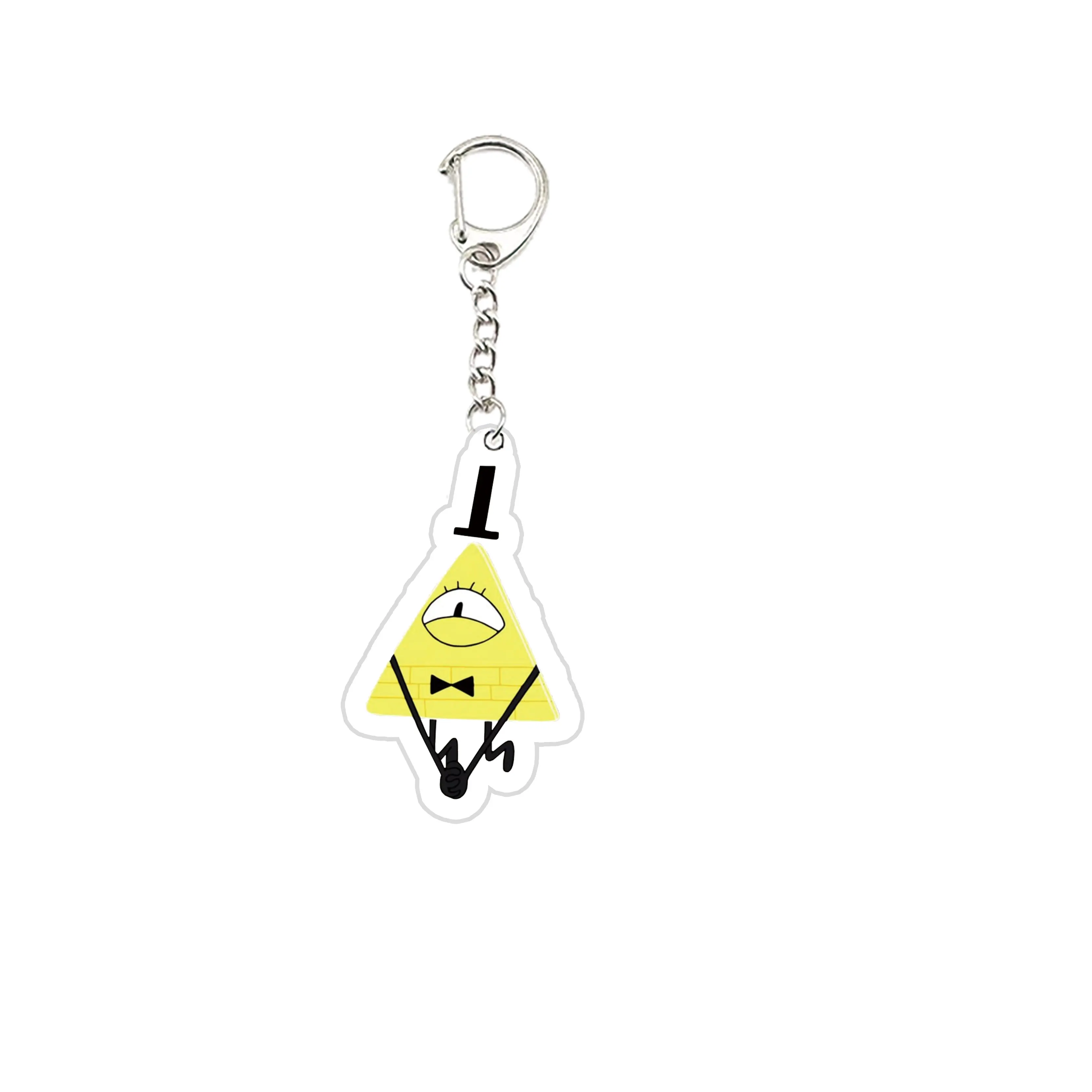 Anime Bill Cipher Gravity Fallls KeyChain | Gravity Falls Store