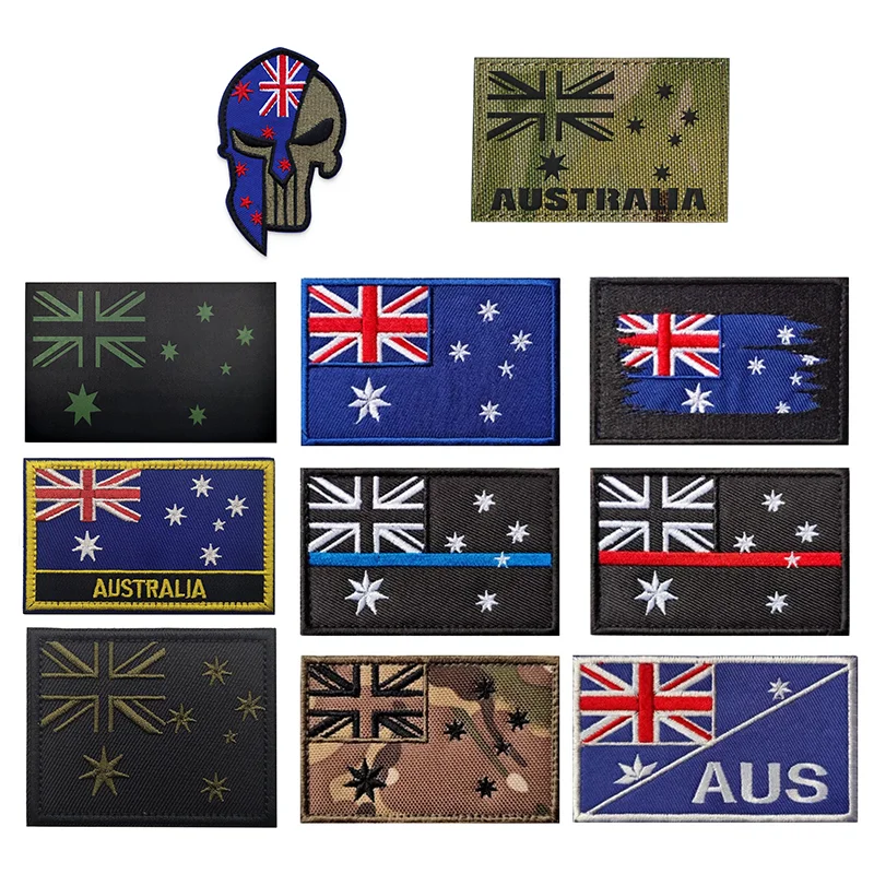 Australia-New-Zealand-Flag-IR-ReflectiveTactical-Military-Patch ...