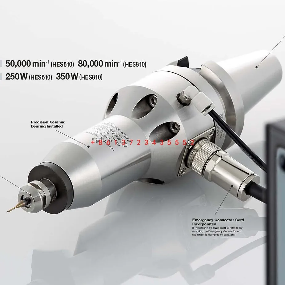 Japan-NAKANISHI-speed-increaser-CNC-machining-center-speed-50000rpm-increase-handle-HES510-BT50 ...