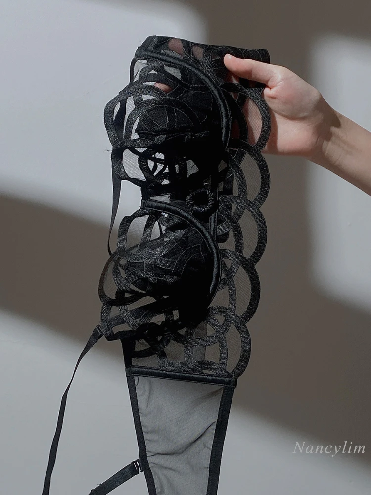 Women-s-Underwear-Lace-Bra-Pure-Style-Sexy-Black-Bra-Wireless-Bras ...