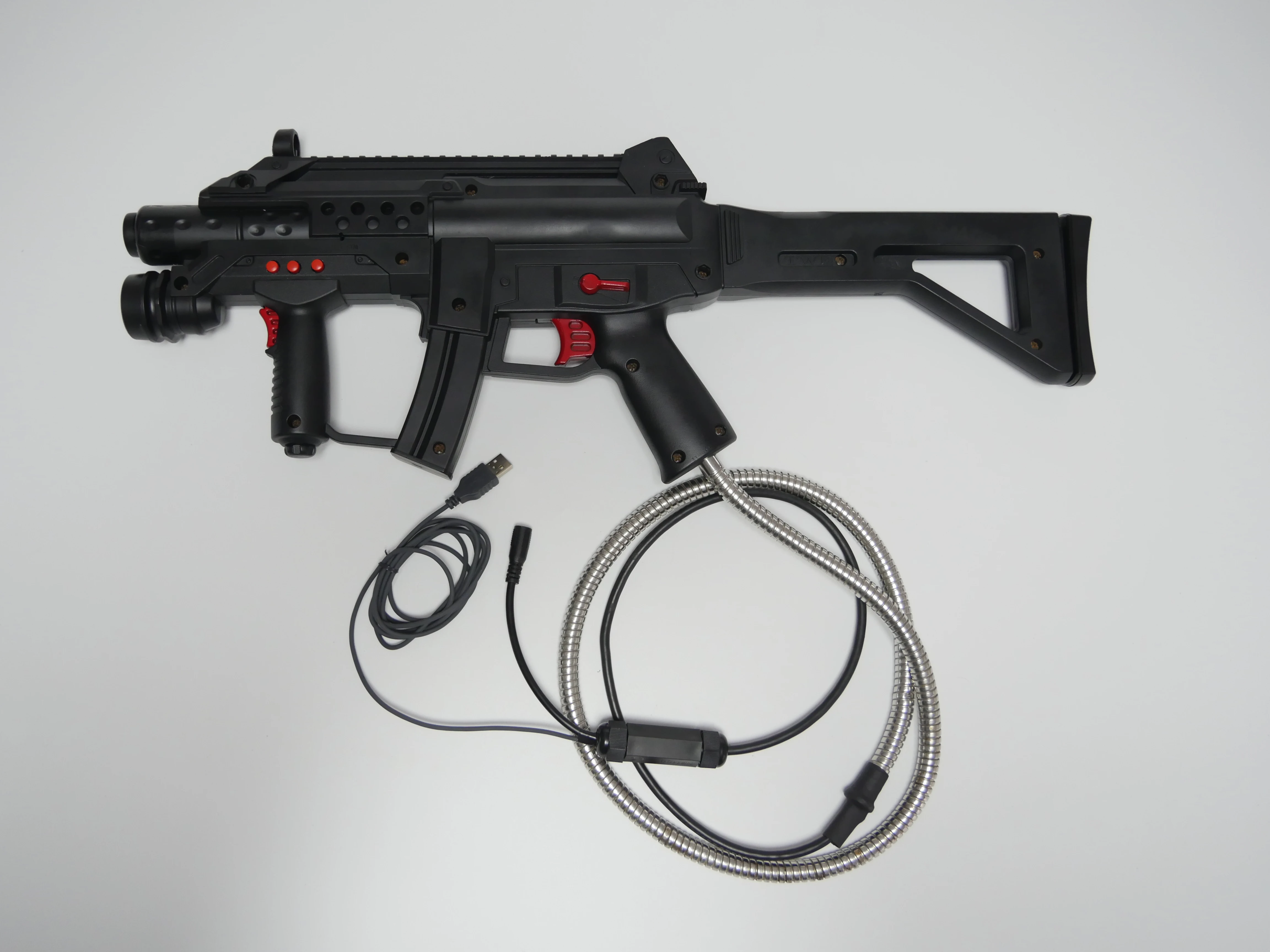 Pistola de luz Arcade USB, 2 piezas, fantasma, squard para PC, Arcade ...