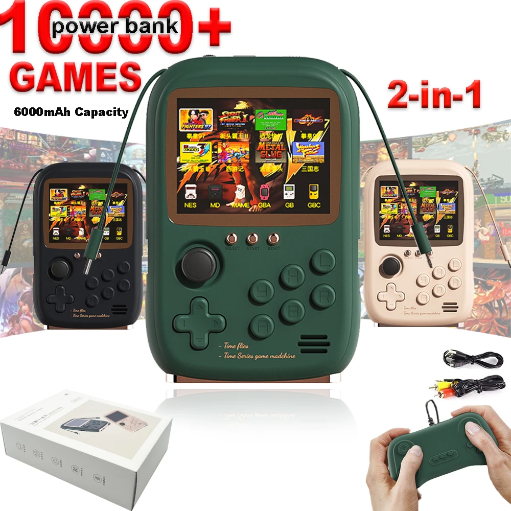 DY19-Game-Console-Power-Bank-Retro-10-Classic-Emulators-10000-Arcade ...