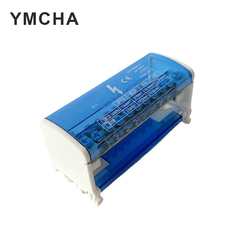 UK211 Din Rail Terminal Block Modular Screw Connection Distribution ...