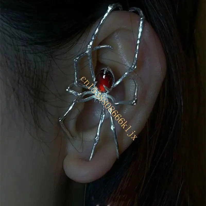 Stylish Spiders Earrings Unique Ear Cuff Jewelry For Halloween Cosplay ...