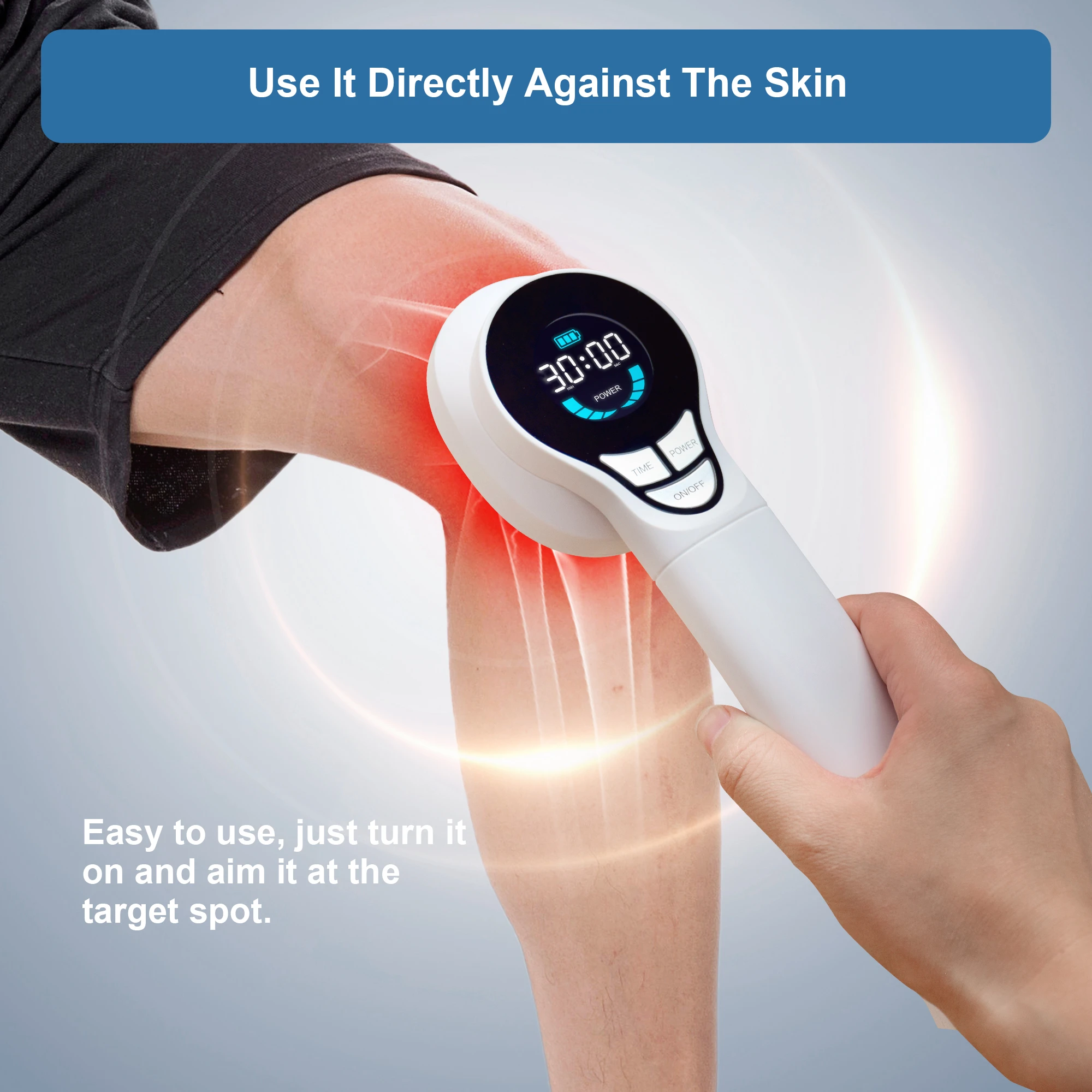 Laser Pain Relief Physiotherapy Cold Laser Therapy Device 650nm 808nm Physical Therapy Home Use ...