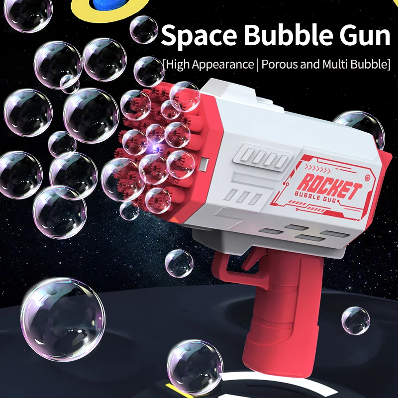 40-Hole LED Bubble Machine Gun – Play Time Provisions