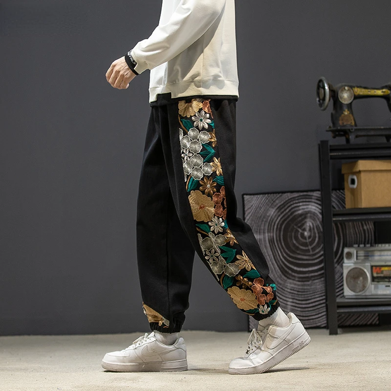 Japanese Kimono Pants Streetwear Casual Trousers Men Clothing ...