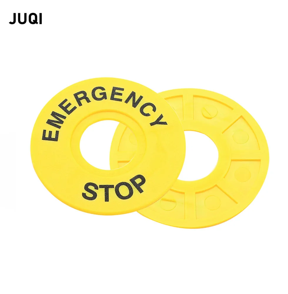 ABS-Emergency-Stop-Button-Switch-Alarm-Ring-Yellow-Sign-Button-Box ...
