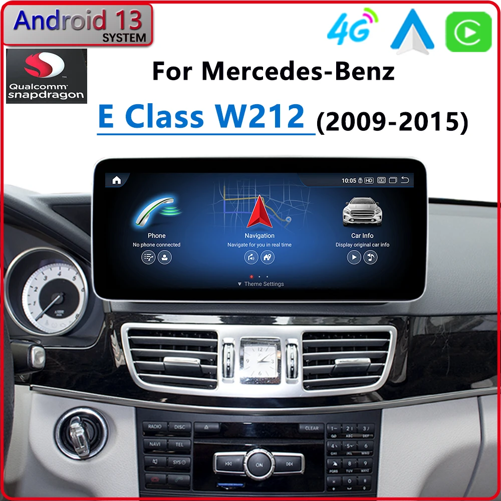 Radio-con-GPS-para-coche-reproductor-Multimedia-con-Android-13-Qualcomm-CarPlay-pantalla-HD-para ...