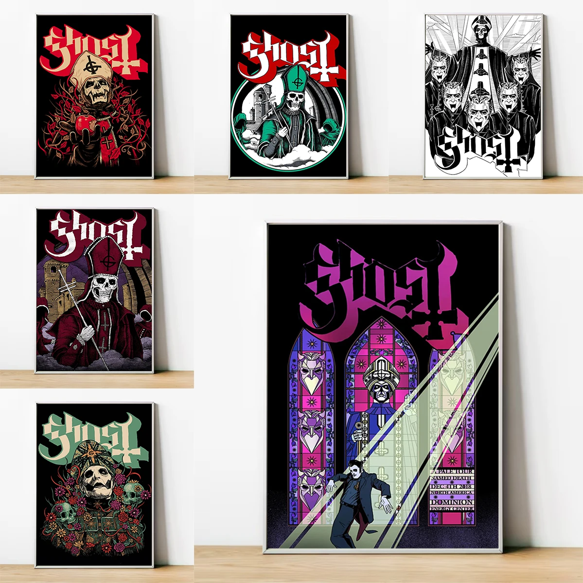 Ghosts-Band-Poster-Aesthetic-Room-Decoration-Print-Posters-for-Wall ...