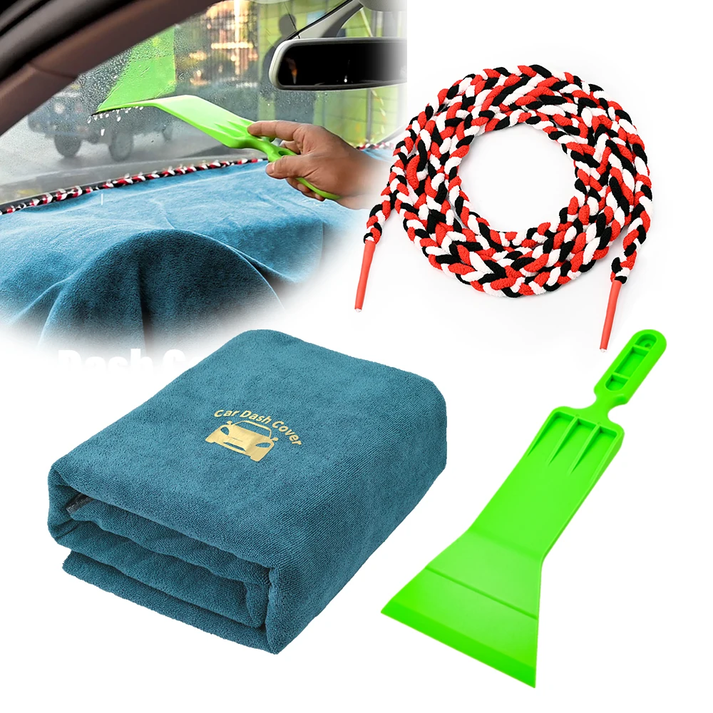FOSHIO-Windshield-Dashboard-Protective-Cover-Microfiber-Strong-Water ...