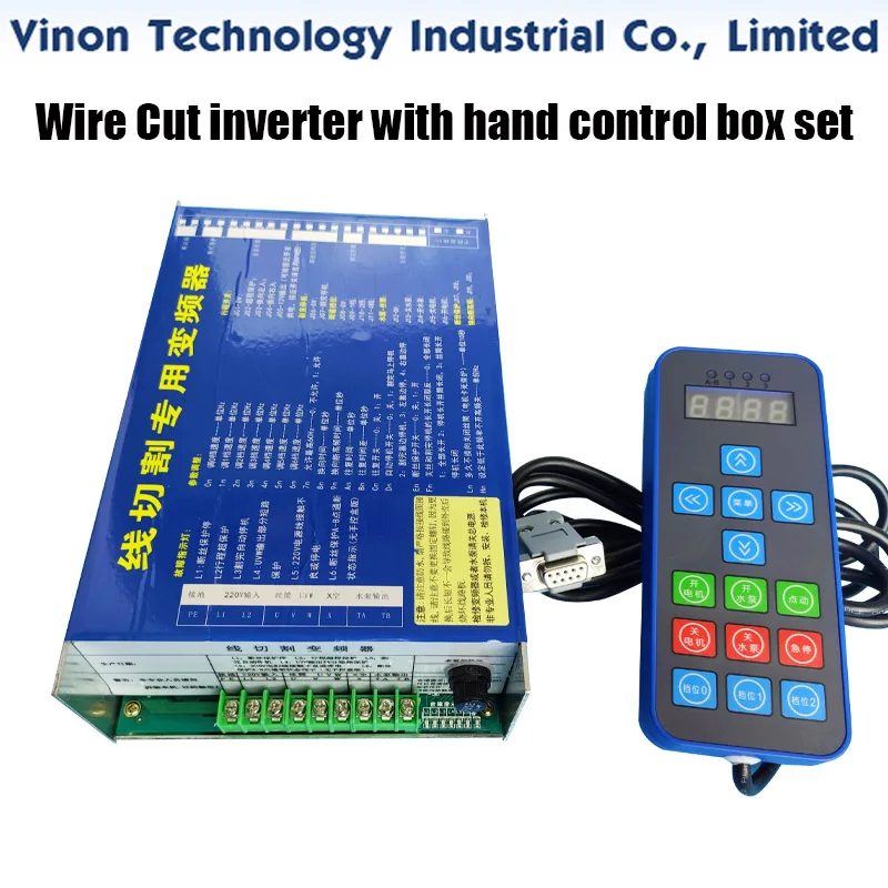 Wire-Cut-Inverter-With-Control-Box-Set-220V-0-75KW-Medium-Speed-and ...