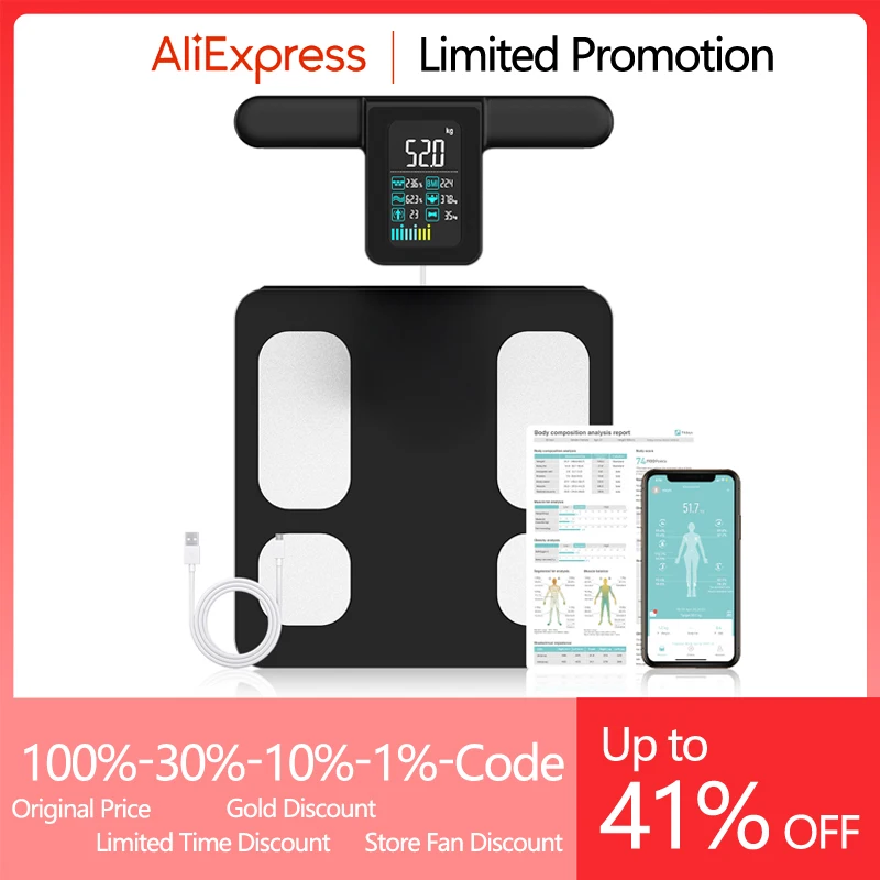 Smart 8 Electrode Scale 2023 New Bioimpedance Electronic Digital Weight ...