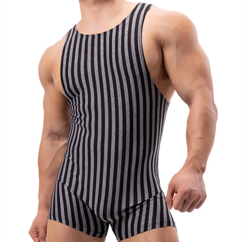 Sexy-Men-Undershirts-Breathable-Men-s-Bodysuit-Sports-Jumpsuit-Running ...
