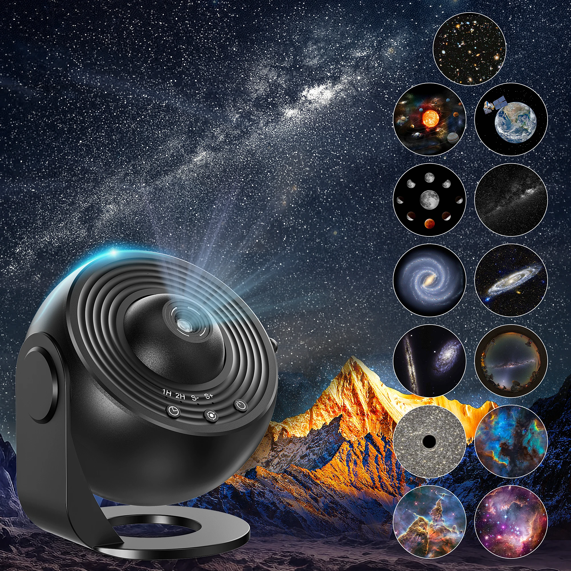 Proyector-de-estrellas-13-en-1-planetario-proyector-de-galaxia-para ...