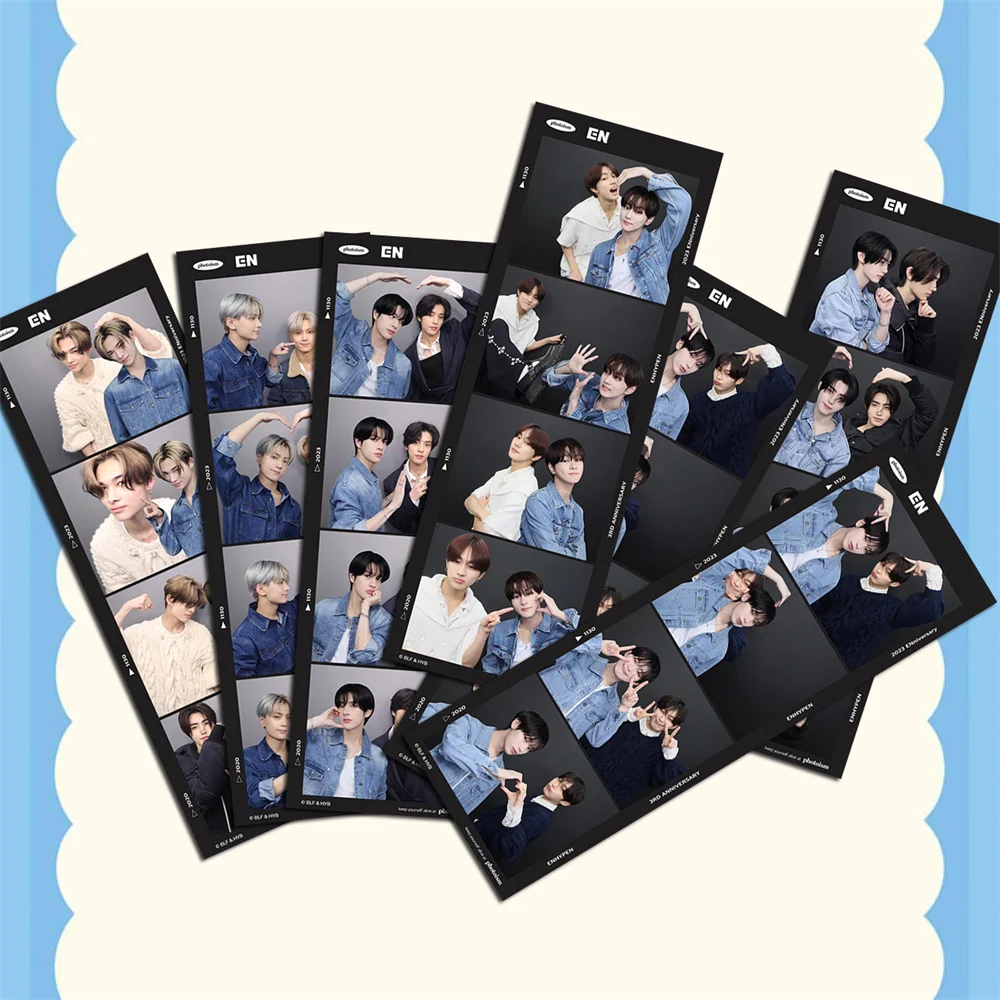 8Pcs-Kpop-Hot-Idol-Funny-4-Grid-High-Quality-Double-Sided-Bookmark ...