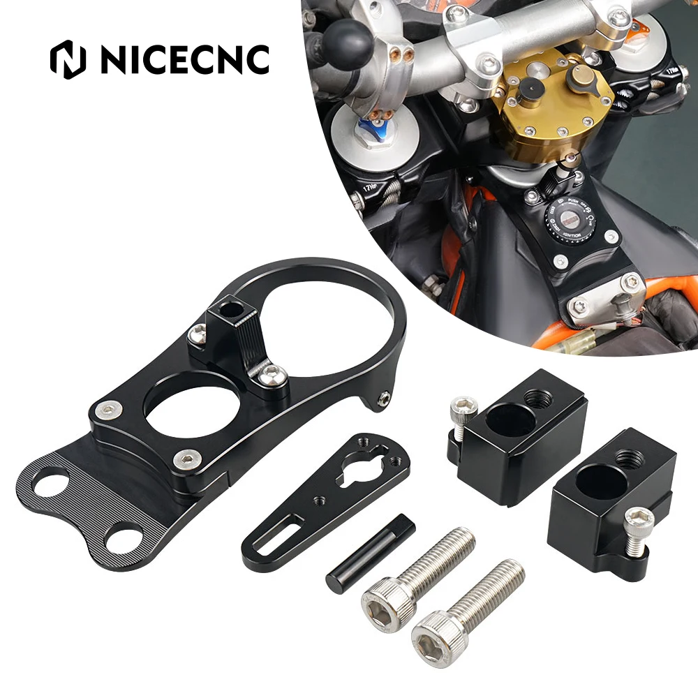 Motorcycle-Steering-Damper-Mounting-Bracket-1-Rise-Handlebar-Riser-for ...