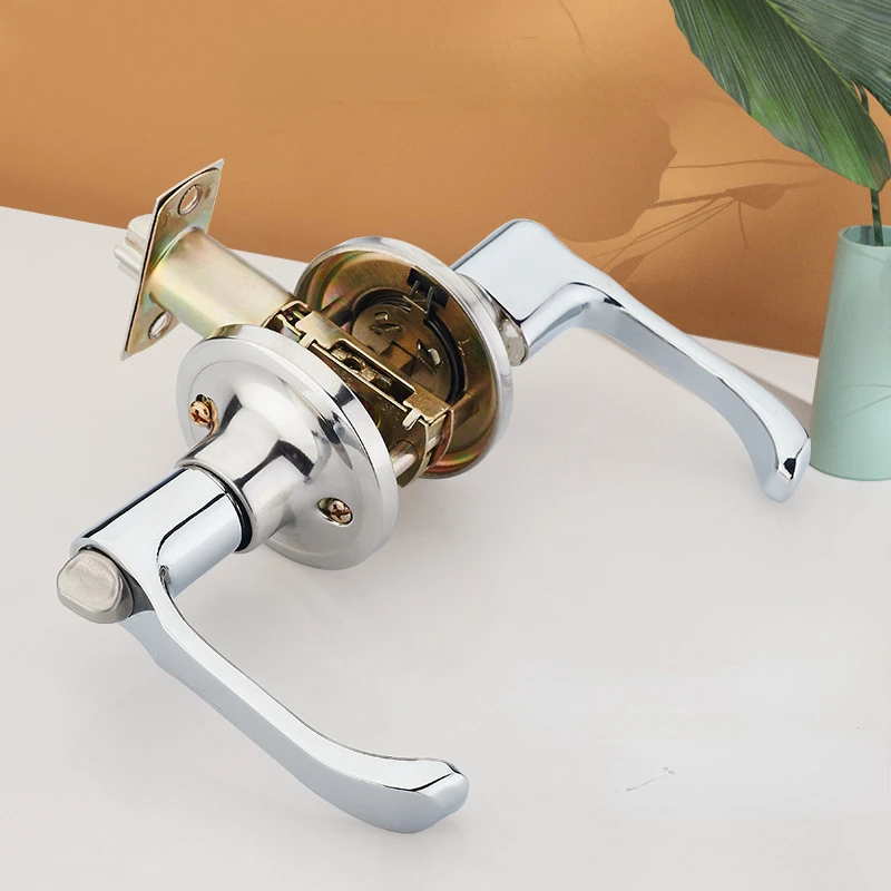 Room-Door-Handle-Lock-High-Grade-Zinc-Alloy-Handle-Lock-Three-Pole ...