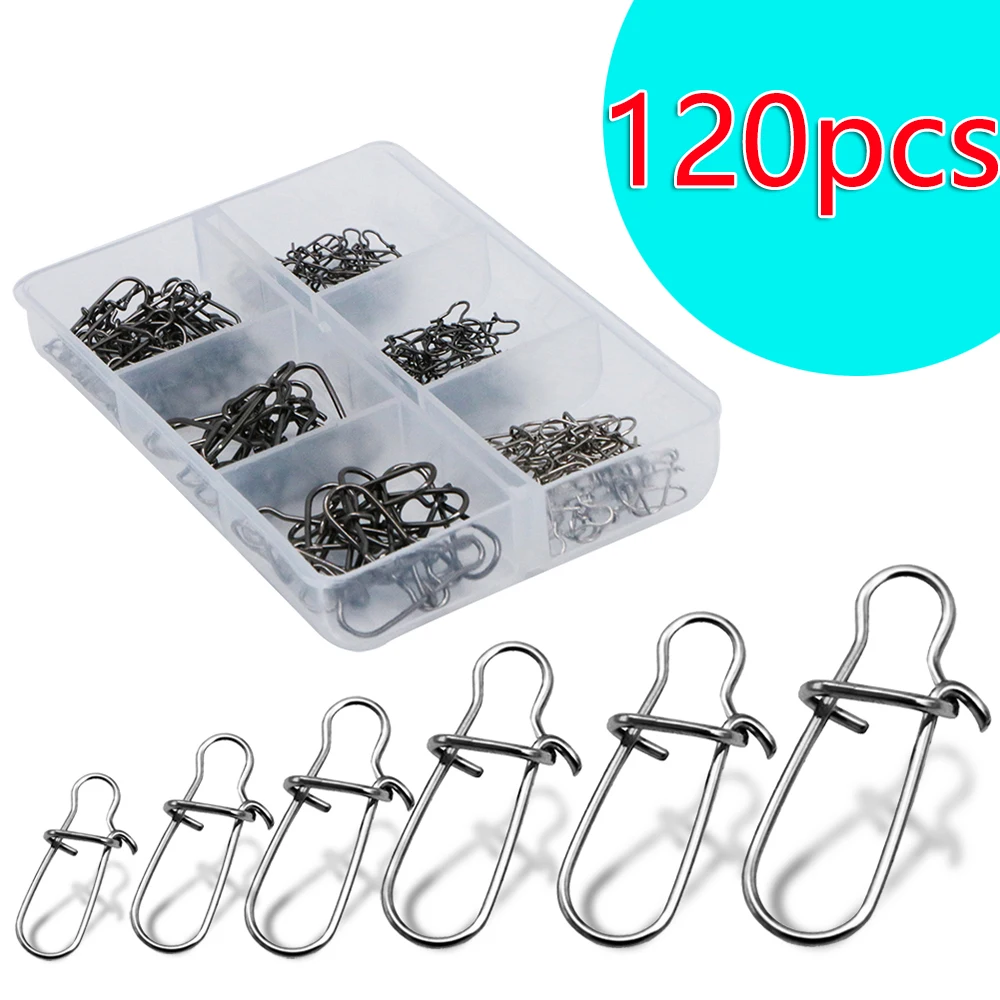 Fast-Clip-Lock-Fishing-Connector-Stainless-Steel-Safety-Pin-Snap ...