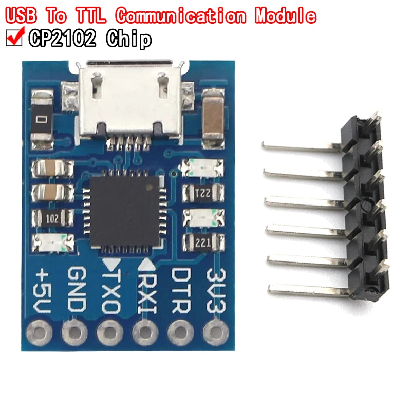 CJMCU CP2102 MICRO USB to UART TTL Module 6Pin Serial Converter UART STC Replace FT232 NEW for ...