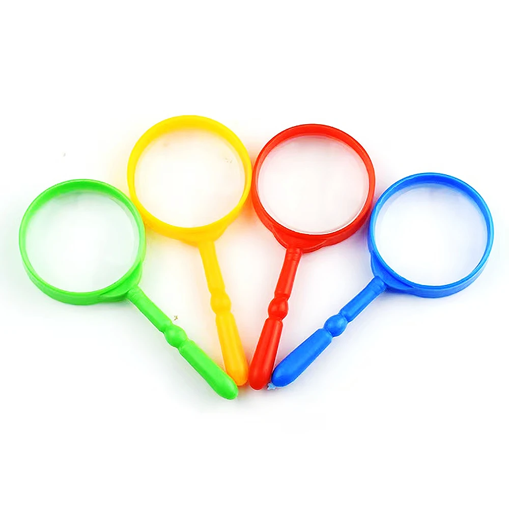 12-Pcs-Mini-Plastic-Colorful-Portable-Magnifying-Glass-Kids-Birthday ...