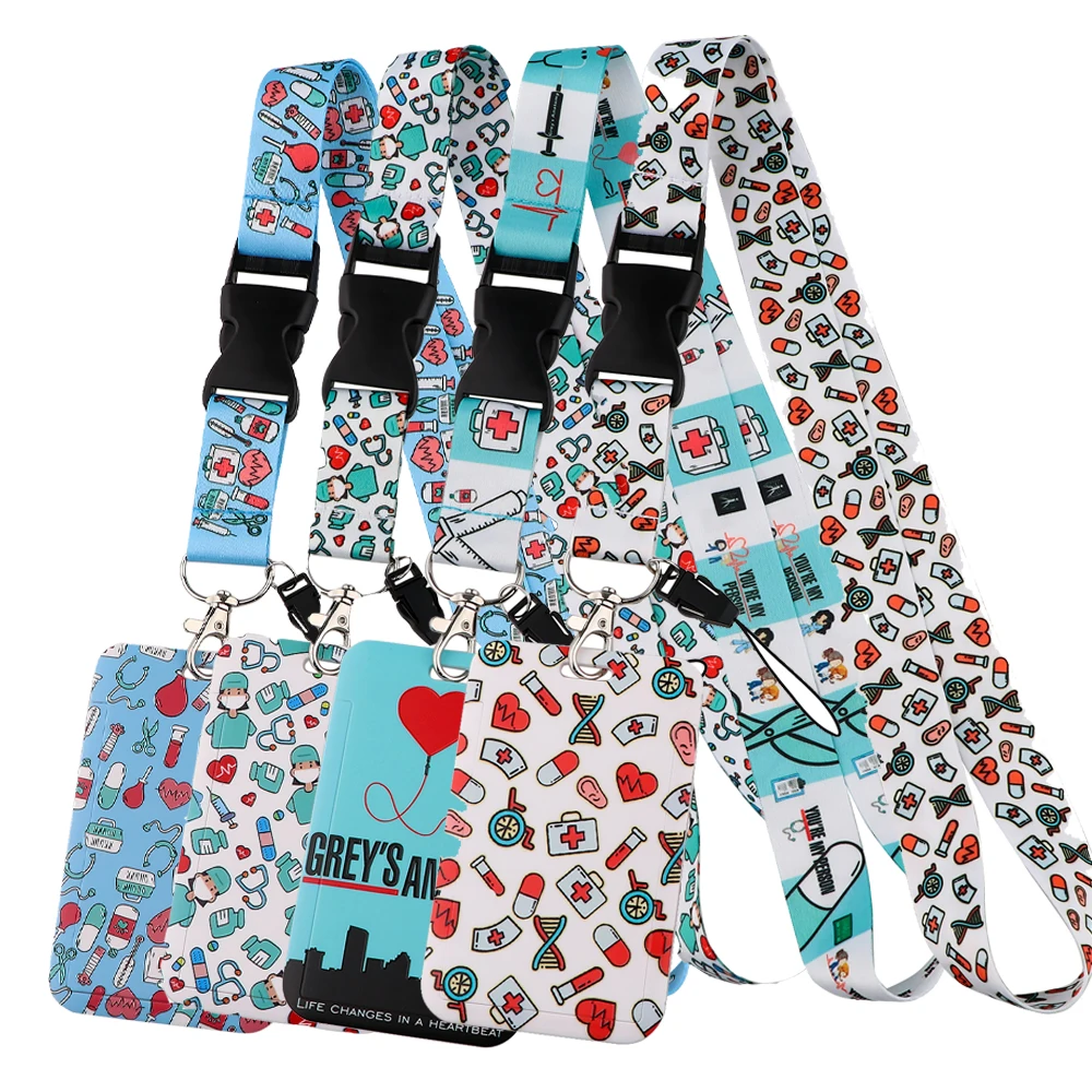 Doctors & Nurses Lanyard For Keys ID Card Cover Badge Holder Business ...