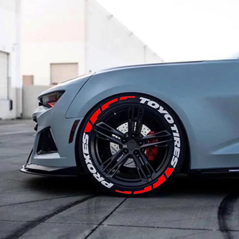 Car Tire Letter Stickers TOYO TIRES Rubber 3D Waterproof Brand Letter ...