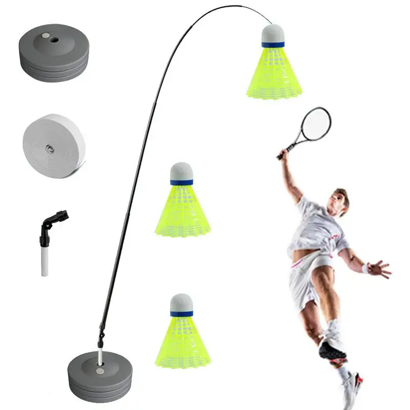 Badminton-Training-Tool-Indoor-Belt-Rebound-Badminton-Practice-Stretch ...