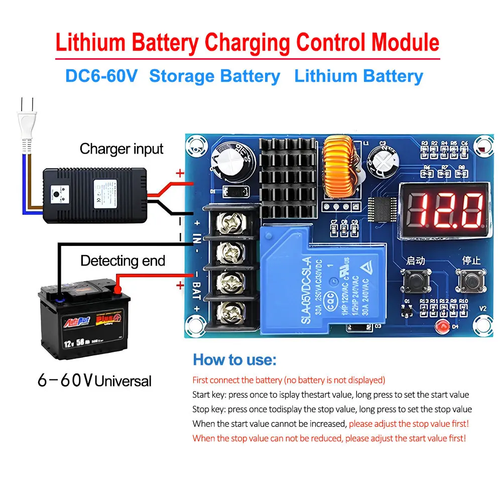Battery-Lithium-Battery-Charging-Control-Module-M634-Digital-Full-Power ...