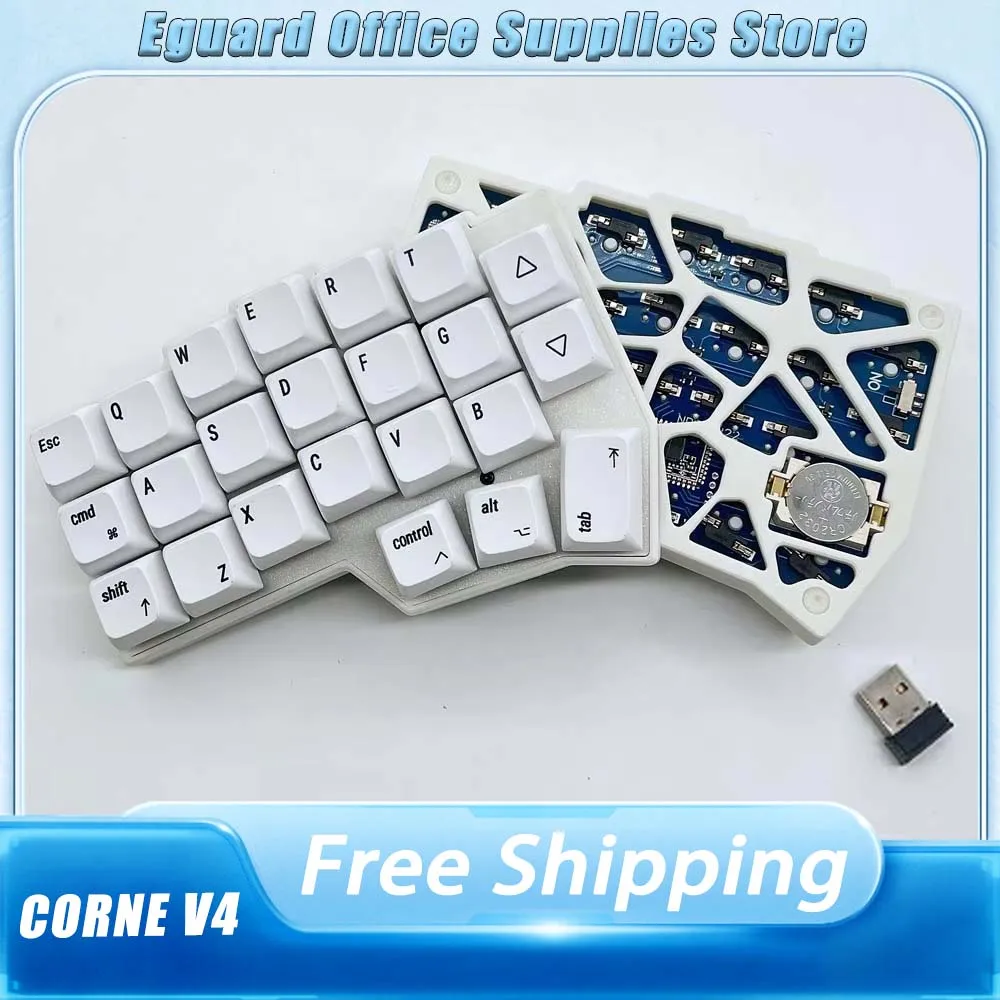 CORNE-V4-2-4G-Wireless-Mechanical-Keyboard-Hot-swappable-Split ...