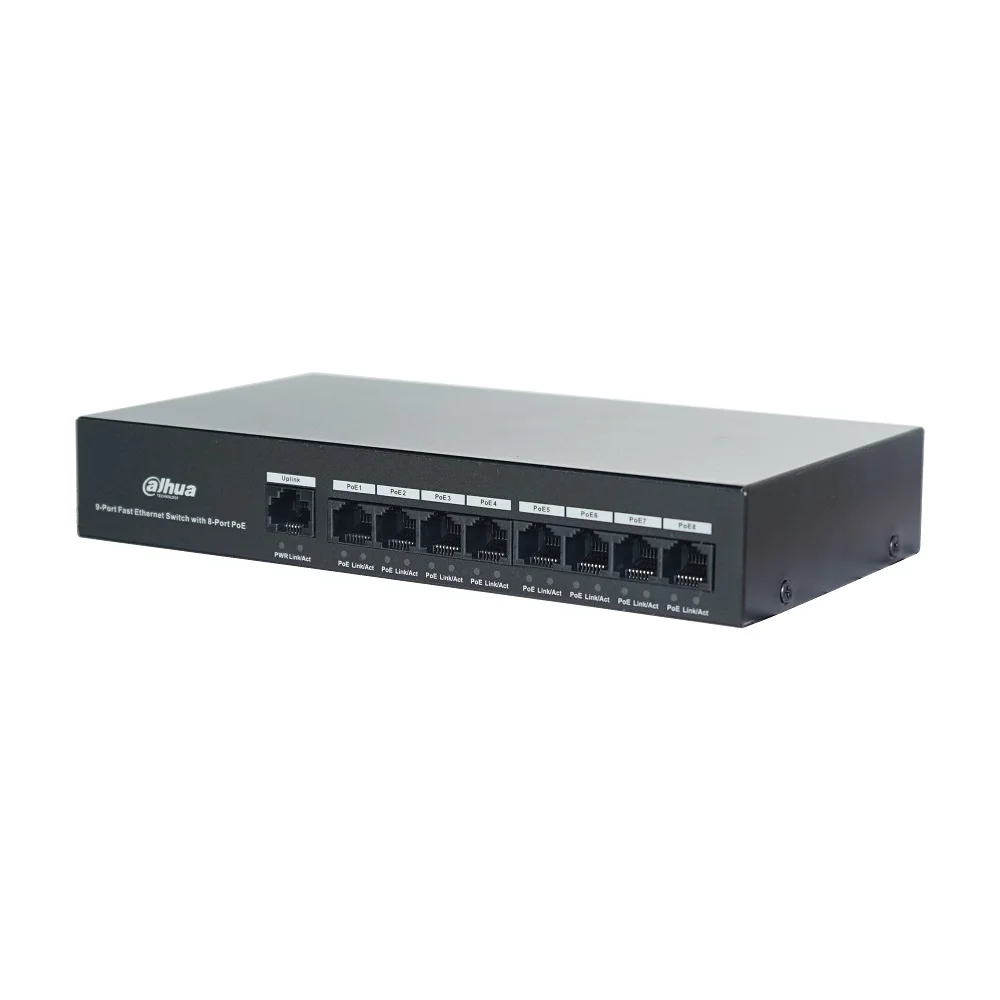 Dahua-DH-S1300C-8ET1ET-DPWR-8-Port-PoE-Switch-Unmanaged-Support-IEEE802 ...
