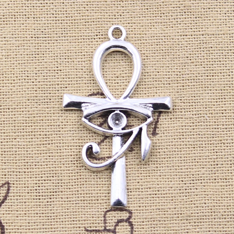 8pcs Charms Anka Cross Egyptian Ankh Eye Of Horus 44x26mm Antique ...