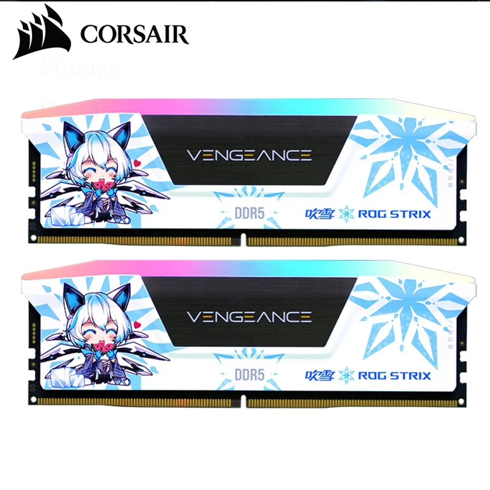 Corsair-Vengeance Memória ROG Strix RGB PRO RAM Desktop, DDR5, 32 GB ...