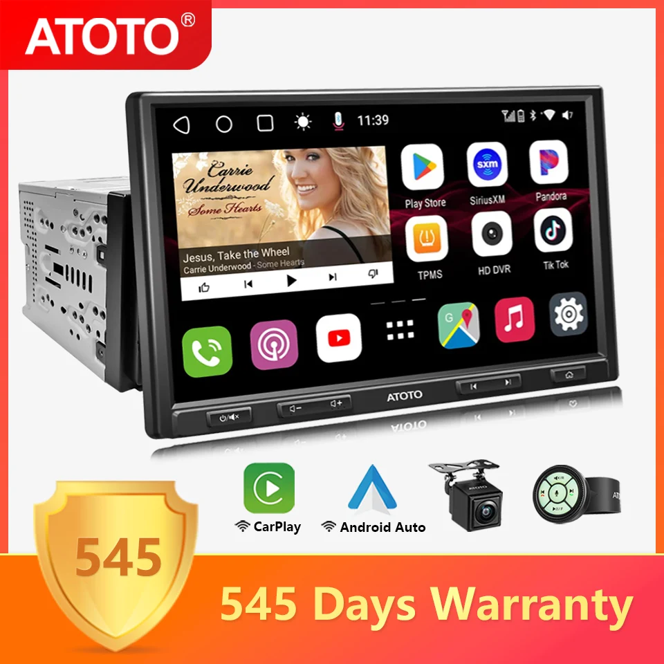 ATOTO-S8-Pro-10-inch-Car-Stereo-Bluetooth-Touchscreen-Head-Unit-Apple-Carplay-Android-Auto ...