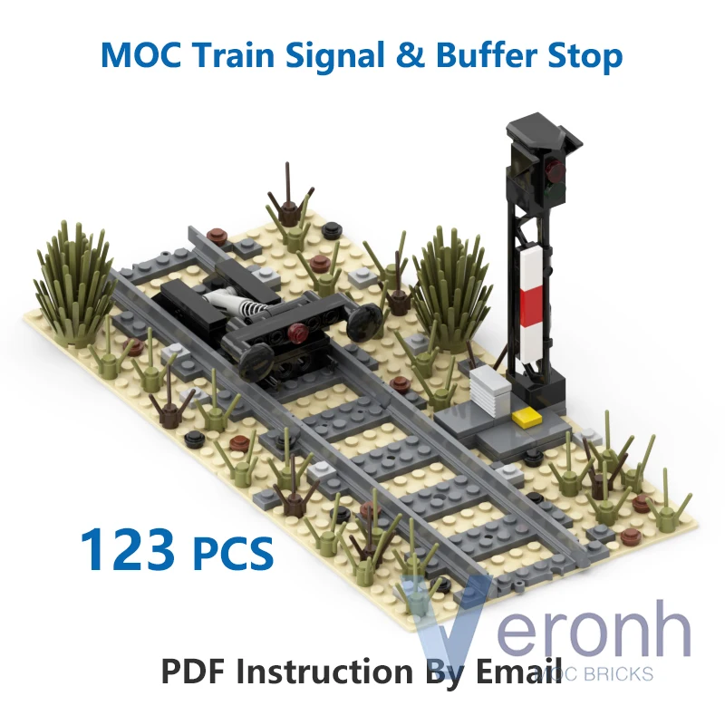 MOC-Railway-Traffic-Light-Signal-Track-Buffer-Stop-Model-Building ...