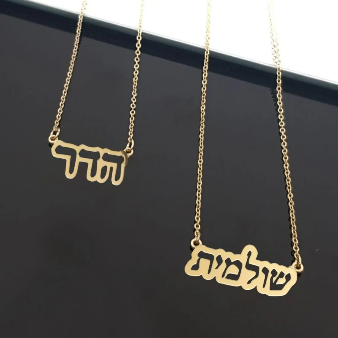 Benutzer-definierte-hohle-Stil-hebr-ische-Name-Halskette-Frauen-M-dchen-Schmuck-Edelstahl-Gold ...