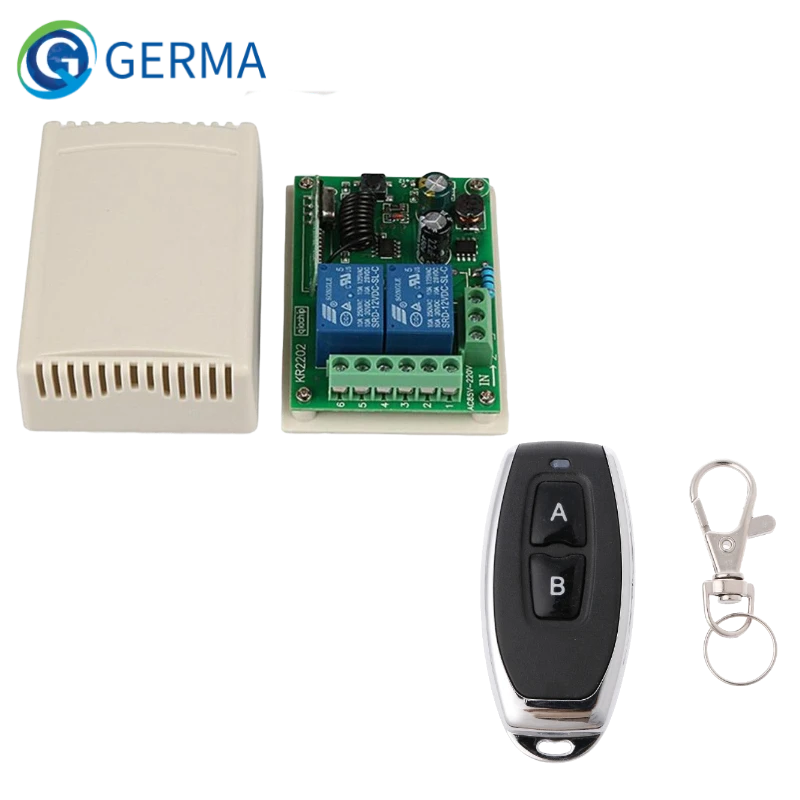 Germa 433mhz Universal Wireless Remote Control Switch Ac 250v 110v 220v ...