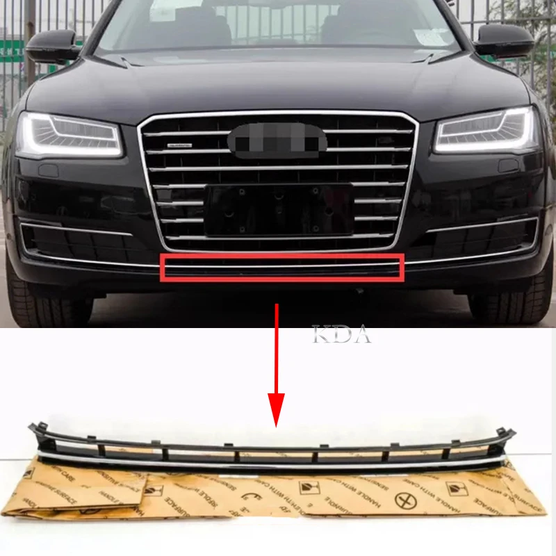 Auto-Front-Bumper-Lower-Spoiler-Lower-Diffuser-Lip-for-Audi-A8-D4-2014 ...