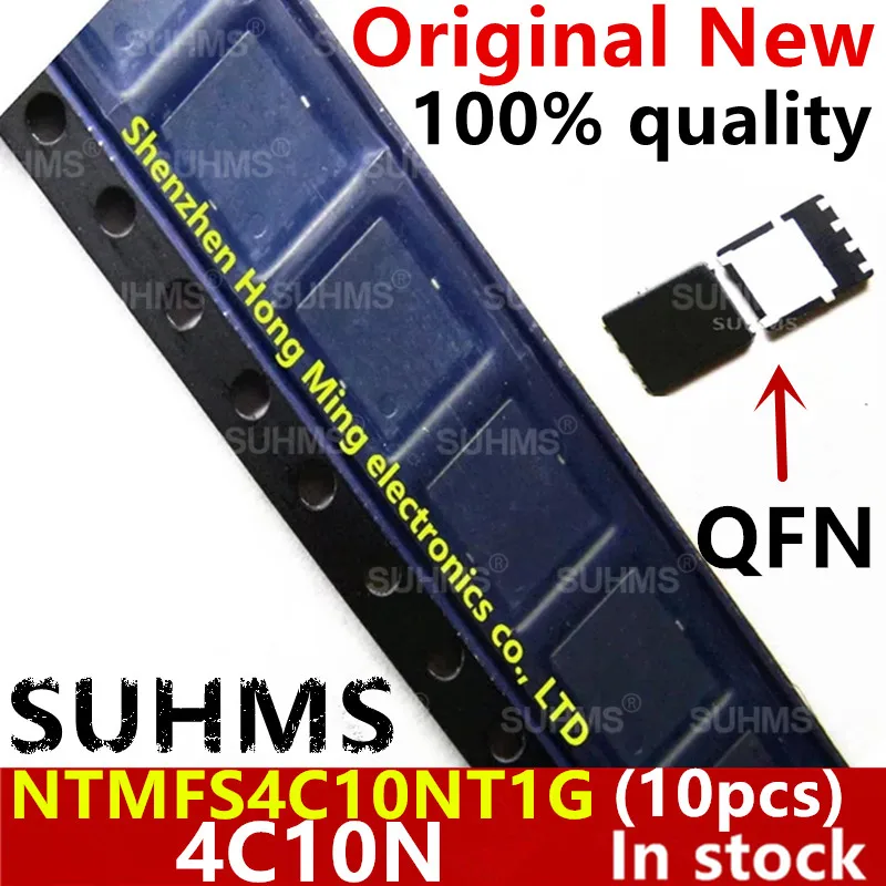 (10 Stück) 100 % neuer 4C10N NTMFS4C10N NTMFS4C10NT1G QFN-8-Chipsatz ...
