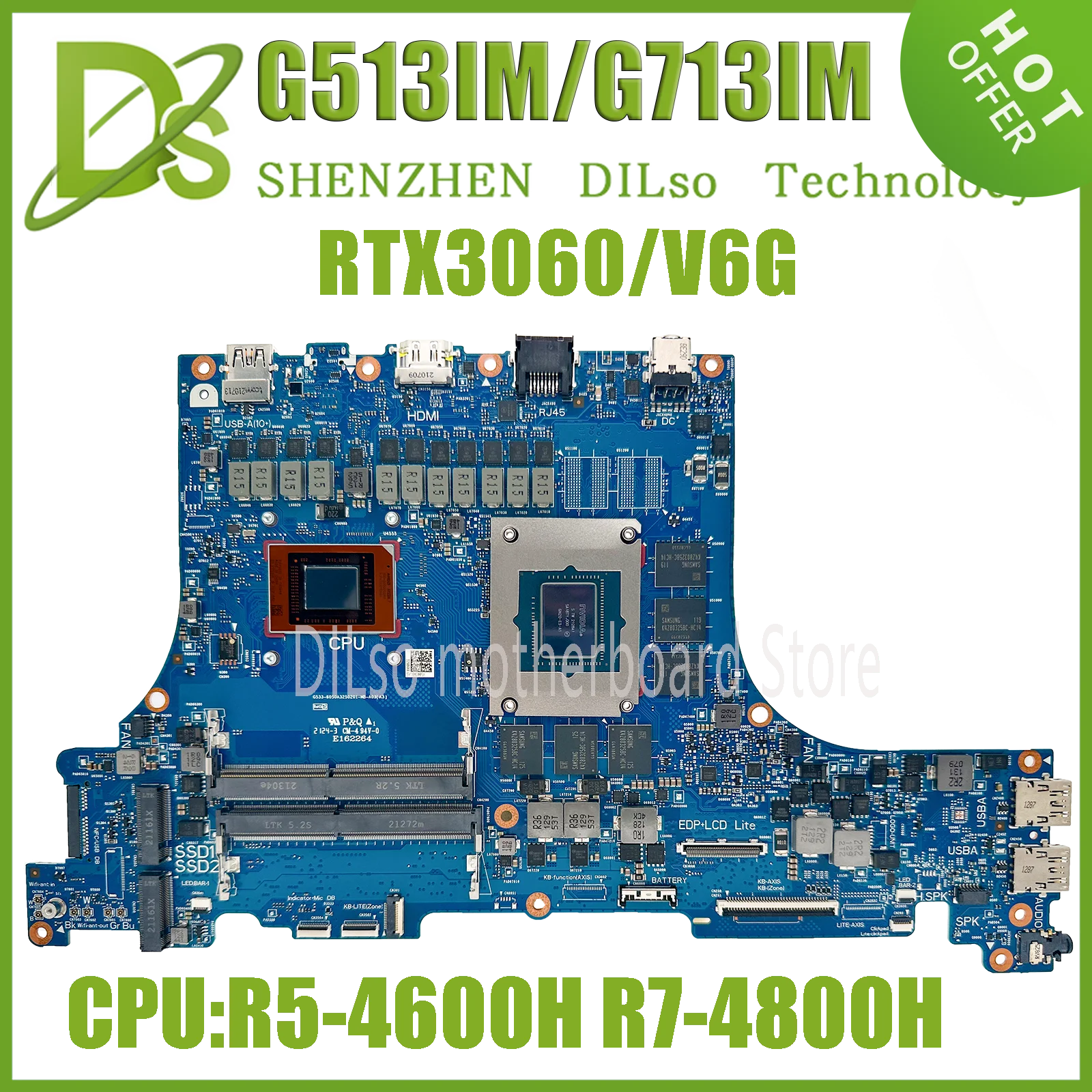 KEFU-G533-Mainboard-For-ASUS-ROG-Strix-G15-G17-G513-G513I-G513IM-G713IM ...
