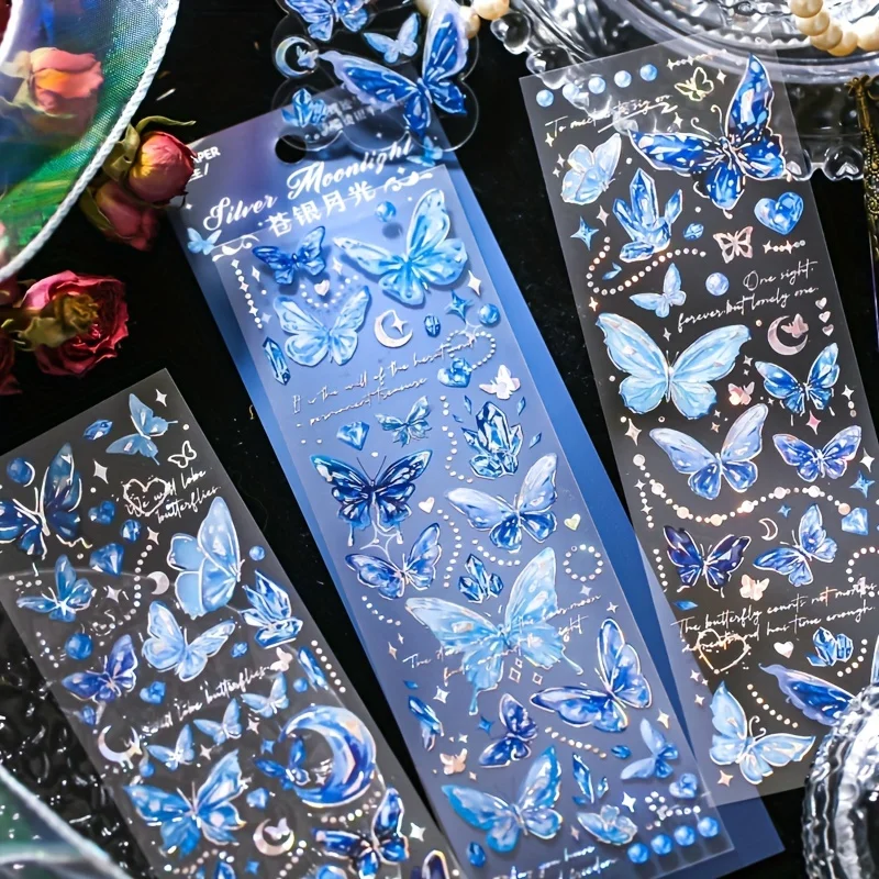 MOHAMM-3-Sheets-Embossed-Gilding-Retro-Creative-PVC-Sticker-for ...